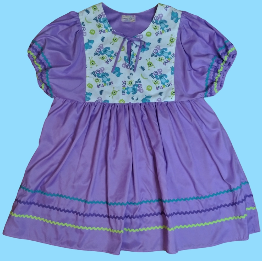 Purple Disneys Monsters Inc. Dress (Size - Gem